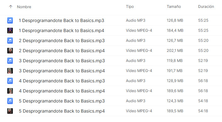 Desprogramándote Back To Basics - cursosenoferta.com